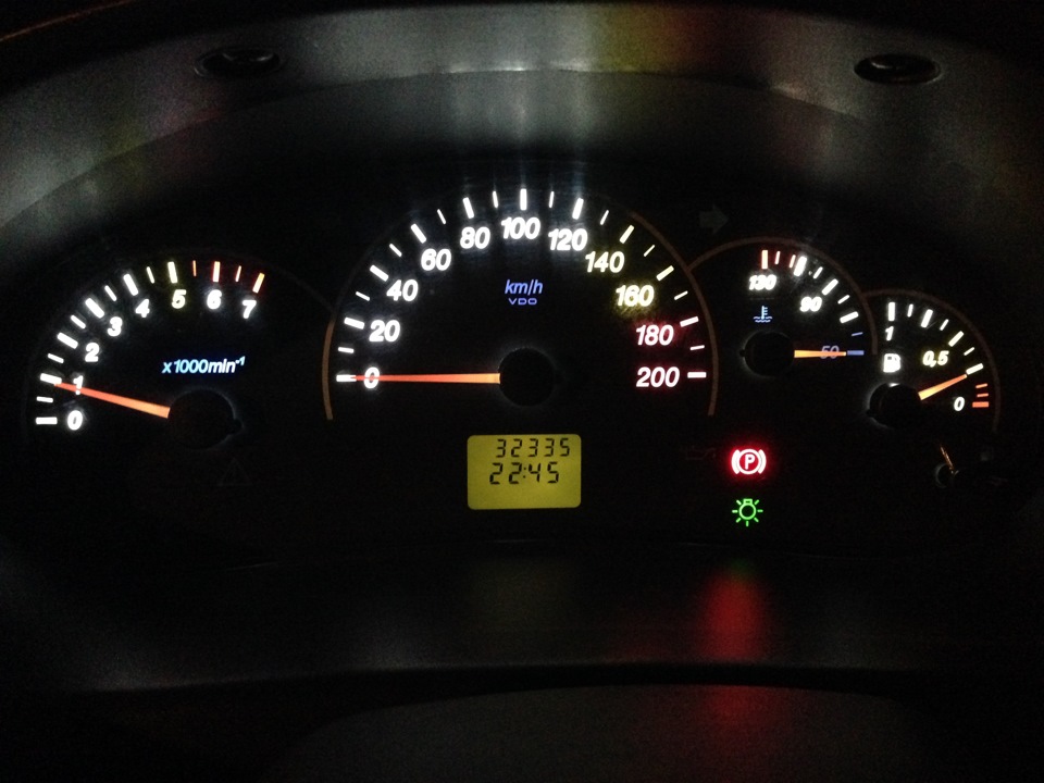 LED подсветка приборов. — Lada Приора седан, 1,6 л, 2012 года | тюнинг ...