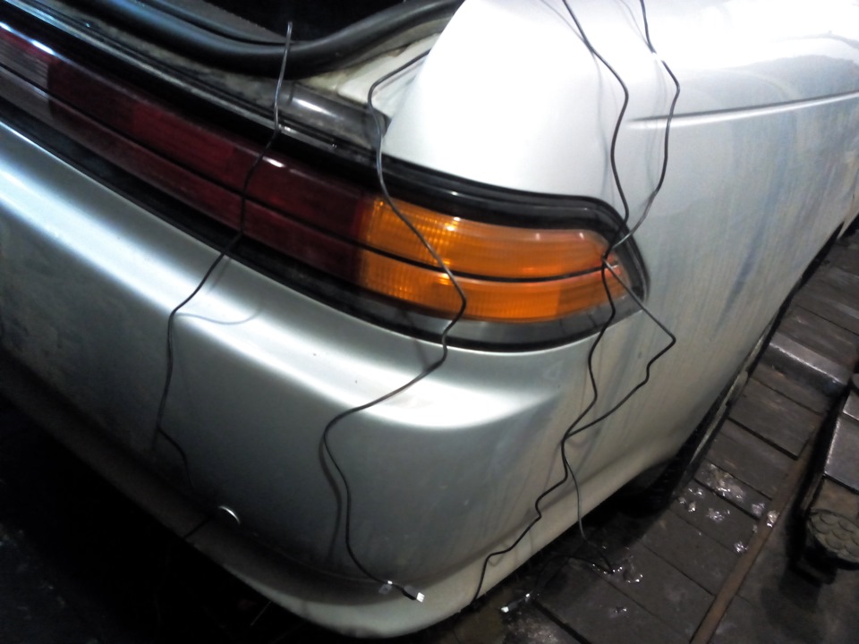 камера заднего вида, камера обгона и парктроник — Toyota Mark II (90 ...