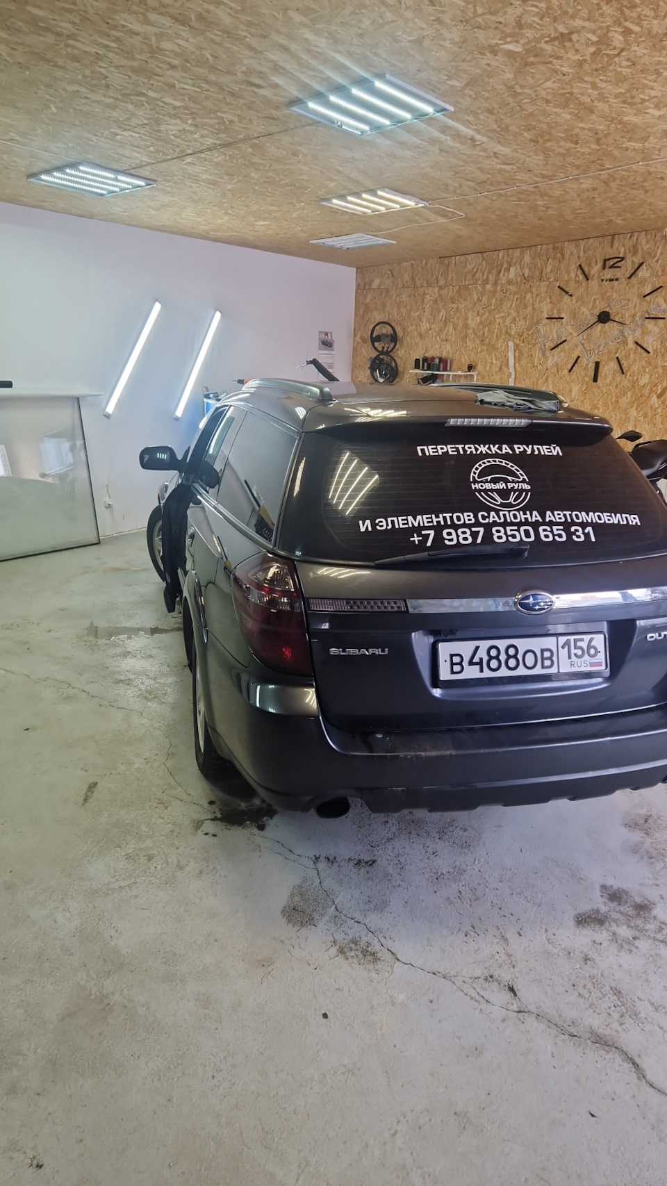 Фарки в полиуретановую пленку, перекрас решётки — Subaru Outback (BP ...