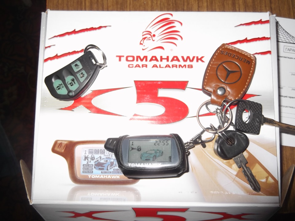 Заменил сигналку tomahawk x5 — Mercedes-Benz 190 (W201), 1,8 л, 1991 ...