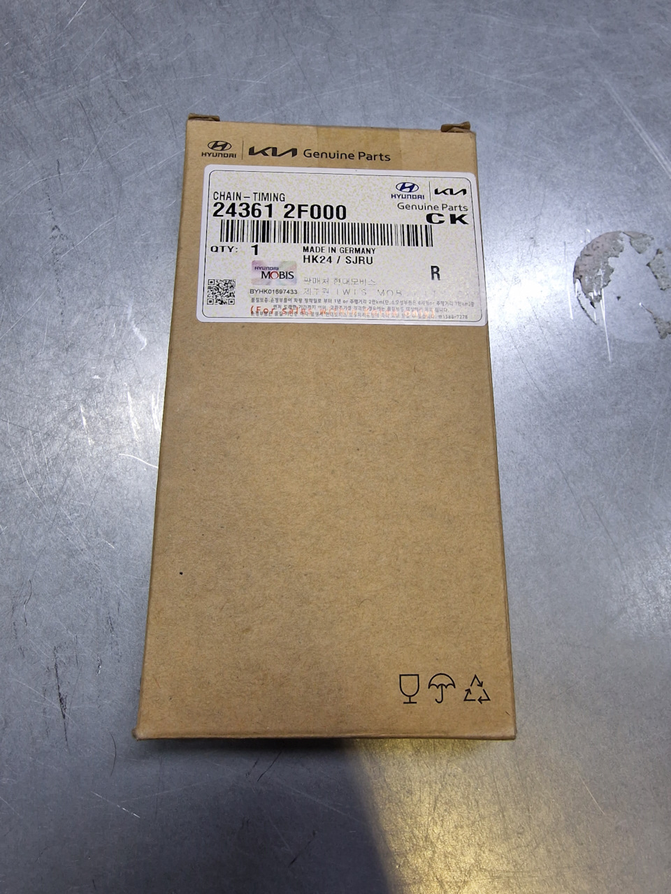 Запись 99 — замена цепей ГРМ в двигателе D4HB на казалось бы "детском ...