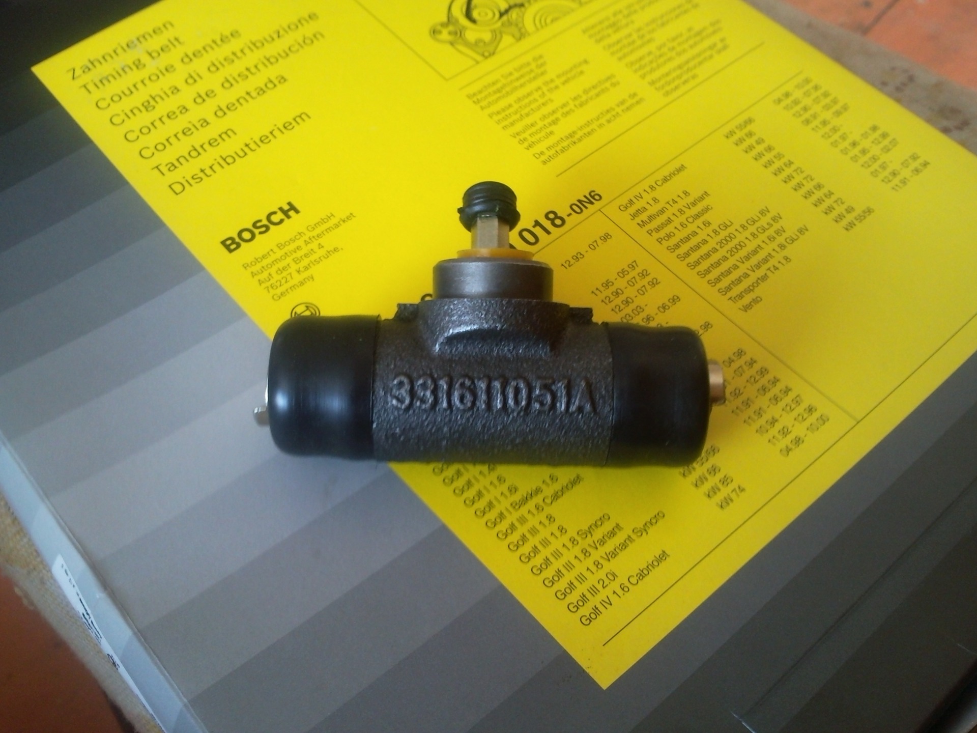 Запись, 8 июня 2010 — Volkswagen Vento, 1,8 л, 1993 года | запчасти ...