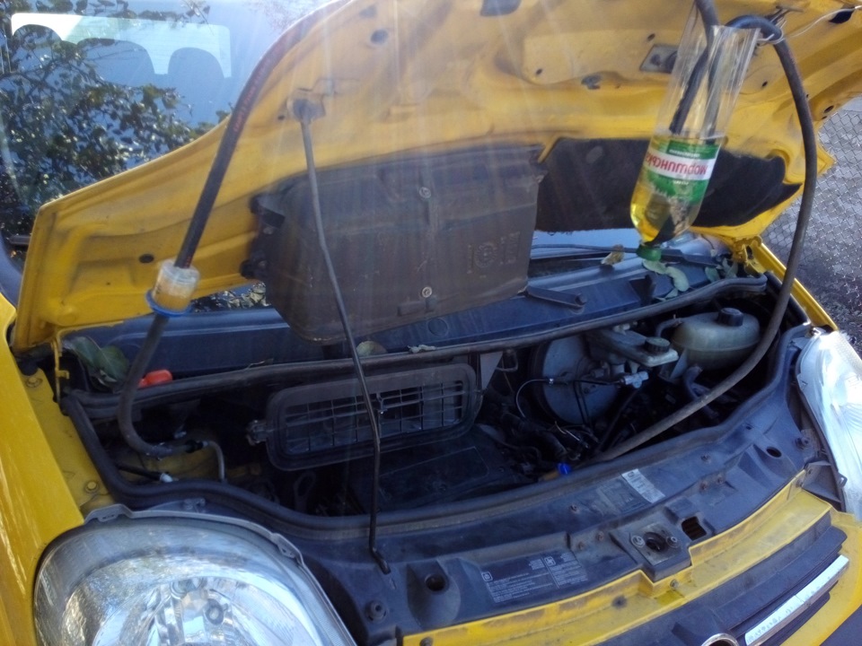 Промывка форсунок Винсом. — Opel Vivaro (1G), 1,9 л, 2004 года | своими ...