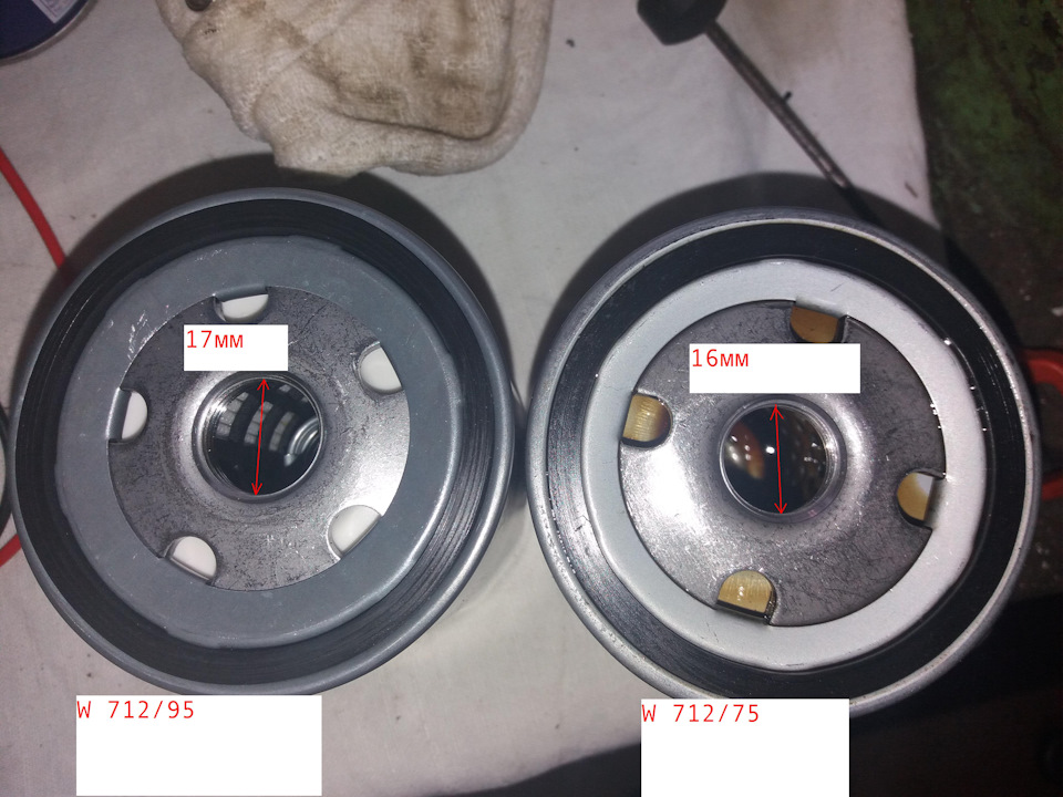 MANN-FILTER W 712/95 VAG в Ланьку)) — Daewoo Lanos, 1,5 л, 2007 года ...