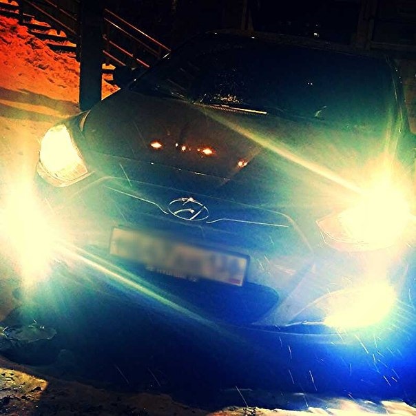 Туманки с ходовым огнями! — Hyundai Solaris (1G), 1,4 л, 2014 года ...