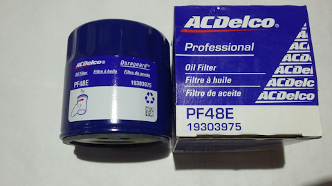19303975 Фильтр масляный PF48E ACDelco | Запчасти на DRIVE2
