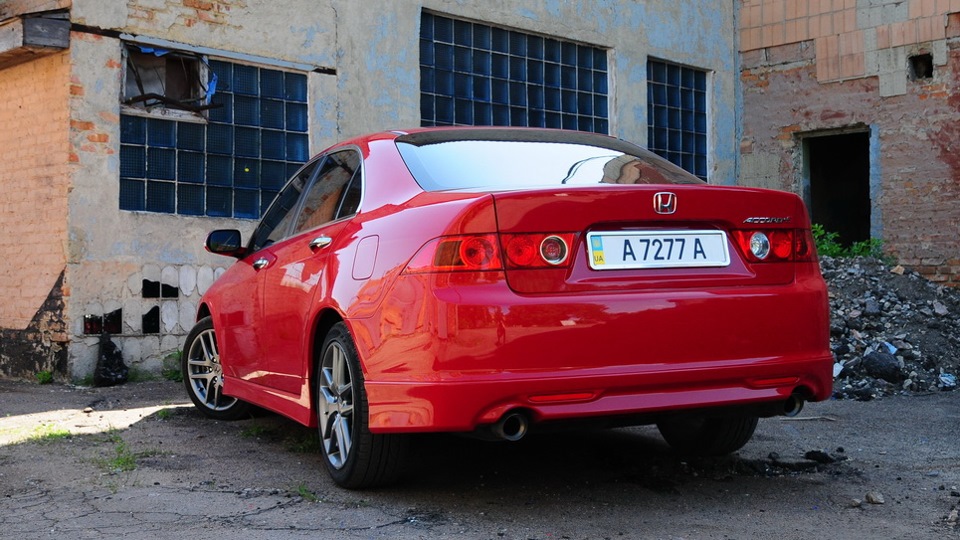 Honda Accord (7G) 2.4 бензиновый 2007 | Red Type-S на DRIVE2