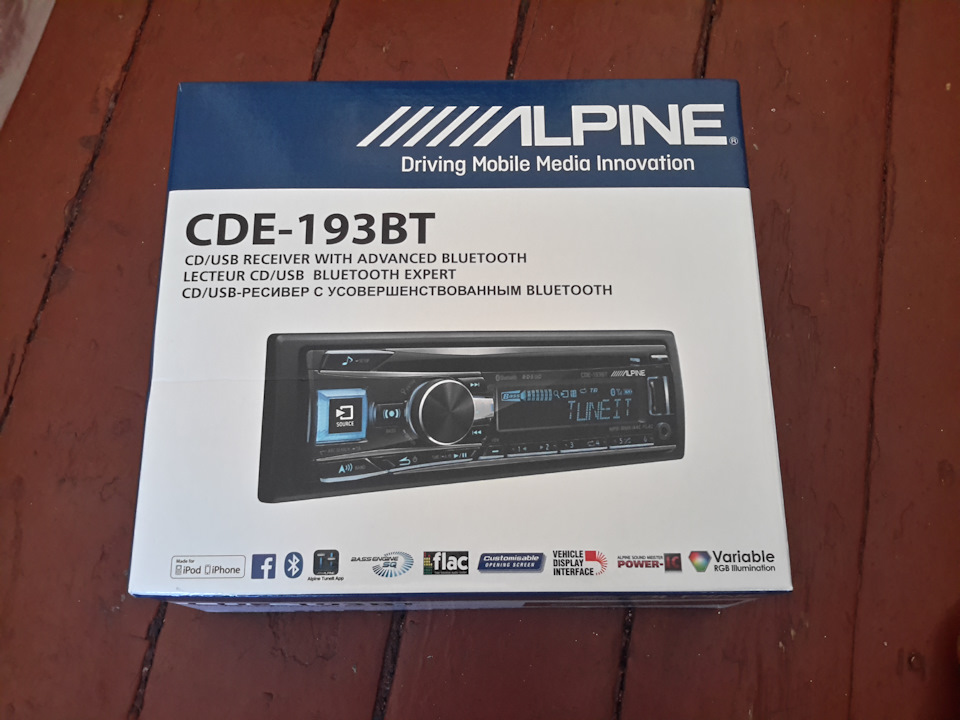 Alpine CDE -193BT! Процессор могёт! — Toyota Crown (S170), 2,5 л, 2000 ...