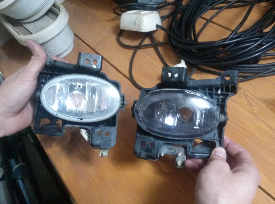 Бронирование ПТФ и замена блоков розжига. — Mazda 3 (1G), 1,6 л., 2008 ...