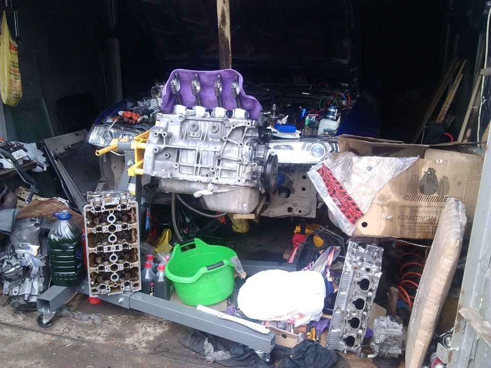 Сборка идет полным ходом — Honda Prelude (BA8/BA9/BB1/BB4), 2,2 л, 1992 ...