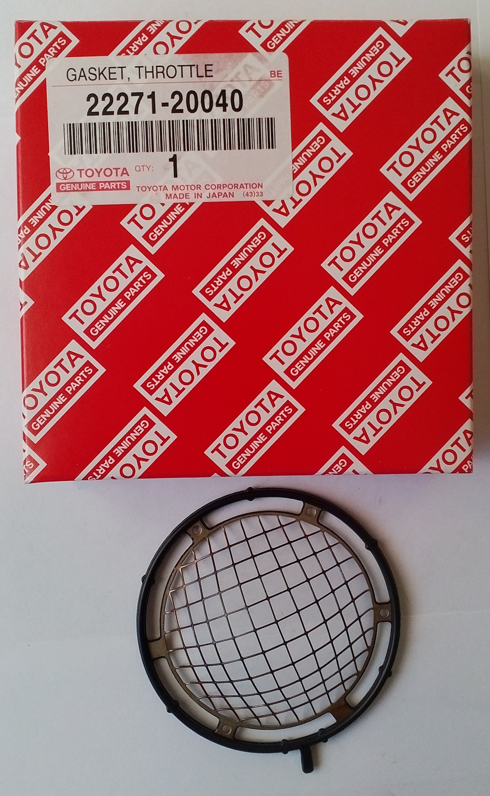 2227120040 Прокладка TOYOTA LEXUS | Запчасти на DRIVE2