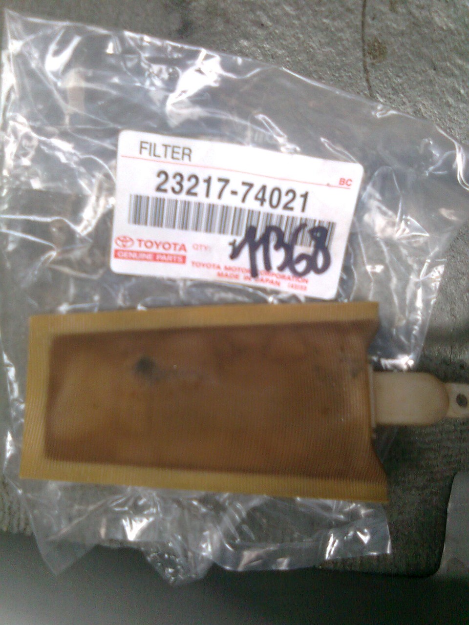 замена топливного фильтра и сетки бензобака — Toyota Windom (20), 2,5 л ...