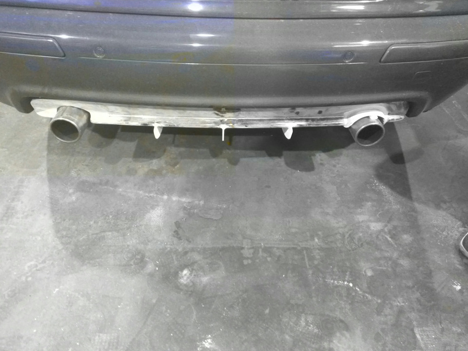 Диффузор, продолжение. — BMW 5 series (E39), 4,4 л, 1997 года | тюнинг ...