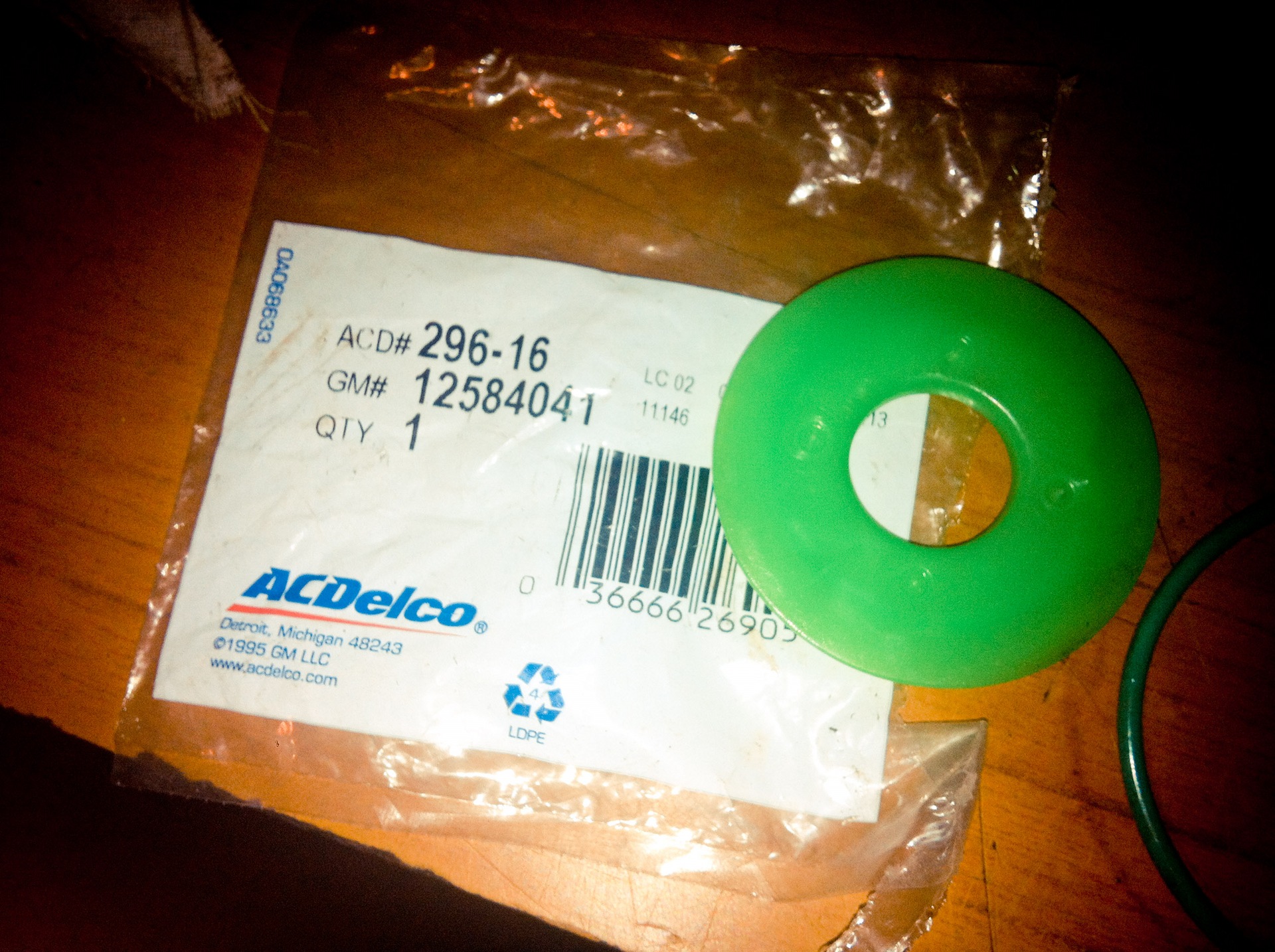 12584041 Уплотнительное кольцо коленвала GM | Запчасти на DRIVE2