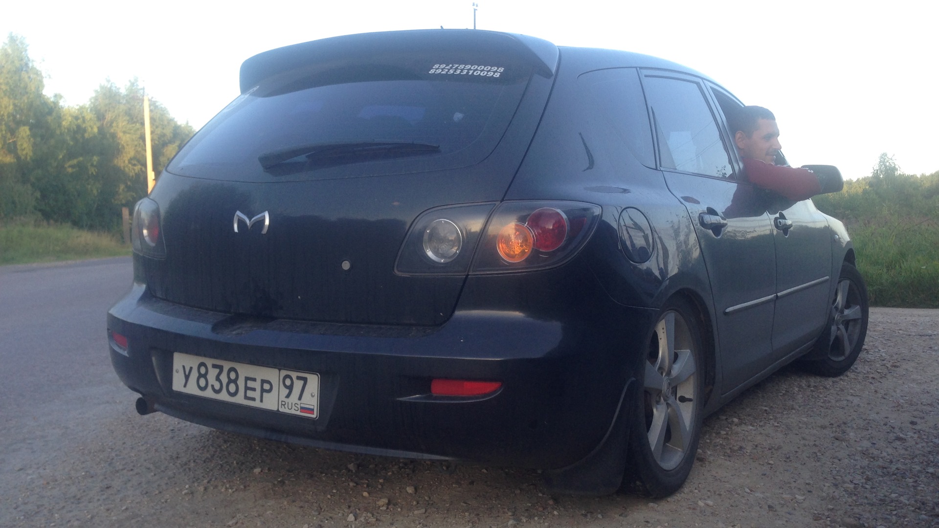 Mazda 3 (1G) BK 1.6 бензиновый 2006 | Чёрный пистолет на DRIVE2