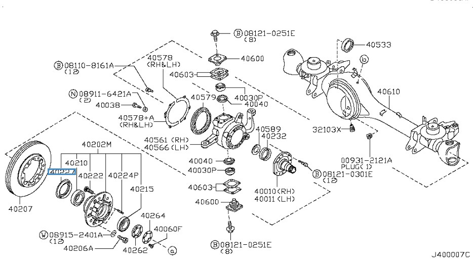 Список запчастей в ЗИП — Nissan Patrol GR II (Y61), 6,5 л, 1999 года ...
