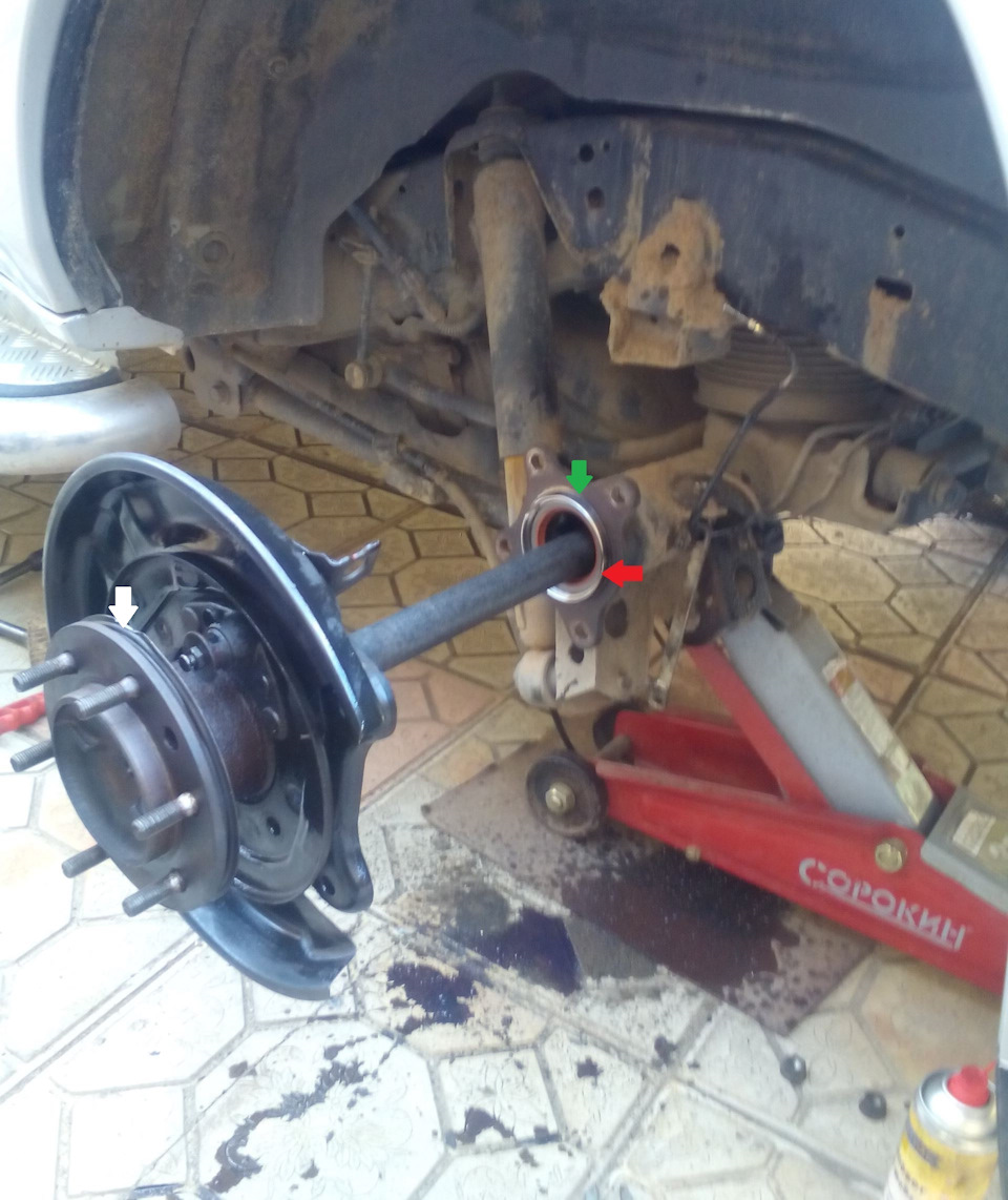 задняя подвеска(замена сальника) — Toyota Land Cruiser Prado 120-series ...