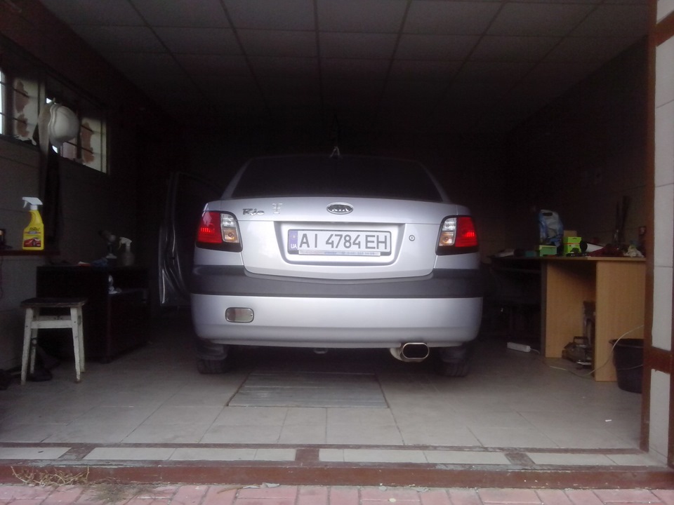 Задние фары — KIA Rio (2G), 1,4 л, 2007 года | стайлинг | DRIVE2
