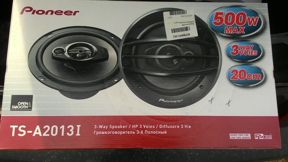 Pioneer TS-A2013I — Lada 2114, 1,6 л, 2008 года | автозвук | DRIVE2