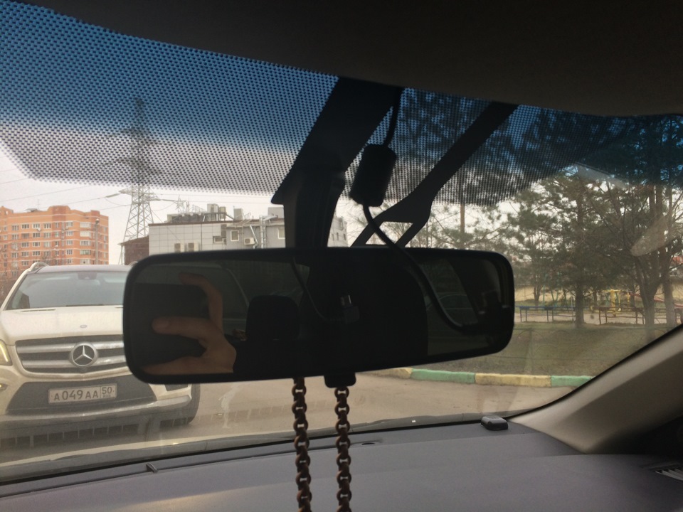 Установка зеркало с авто затемнением и датчик дождя — Toyota Corolla ...