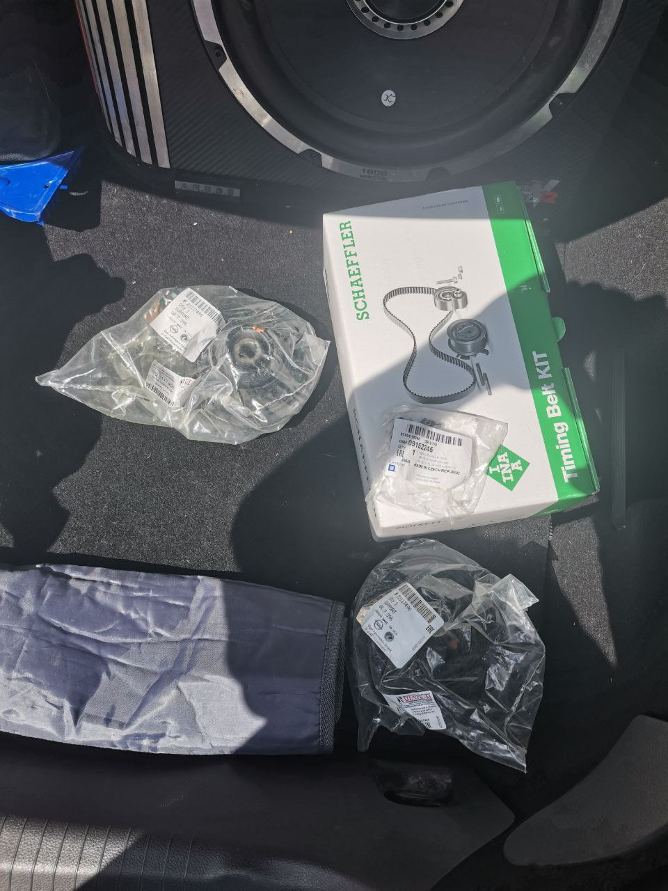 ГРМ ремень, помпа, опоры стоек, датчик температуры воздуха. — Opel ...