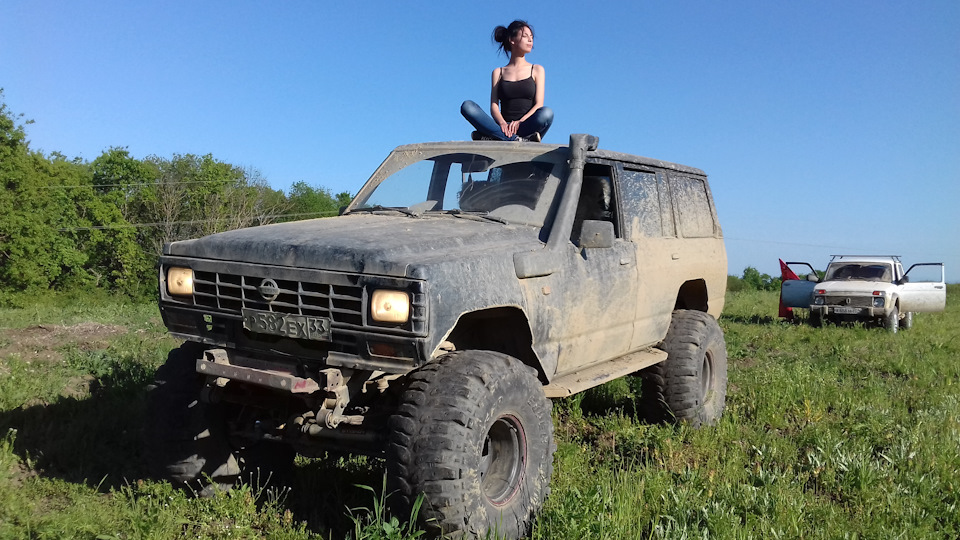 на первое мая поехали в Горячий — Nissan Patrol (W160), 3,3 л, 1985 ...