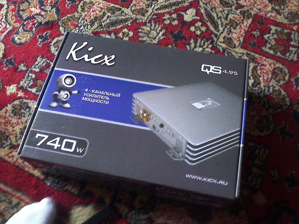 kicx qs 4.95 — Lada 21104, 1,6 л, 2007 года | автозвук | DRIVE2