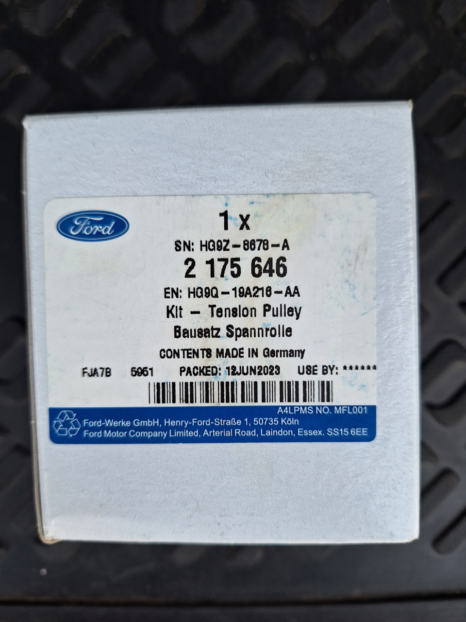 2175646 Комплект шкива Ford | Запчасти на DRIVE2