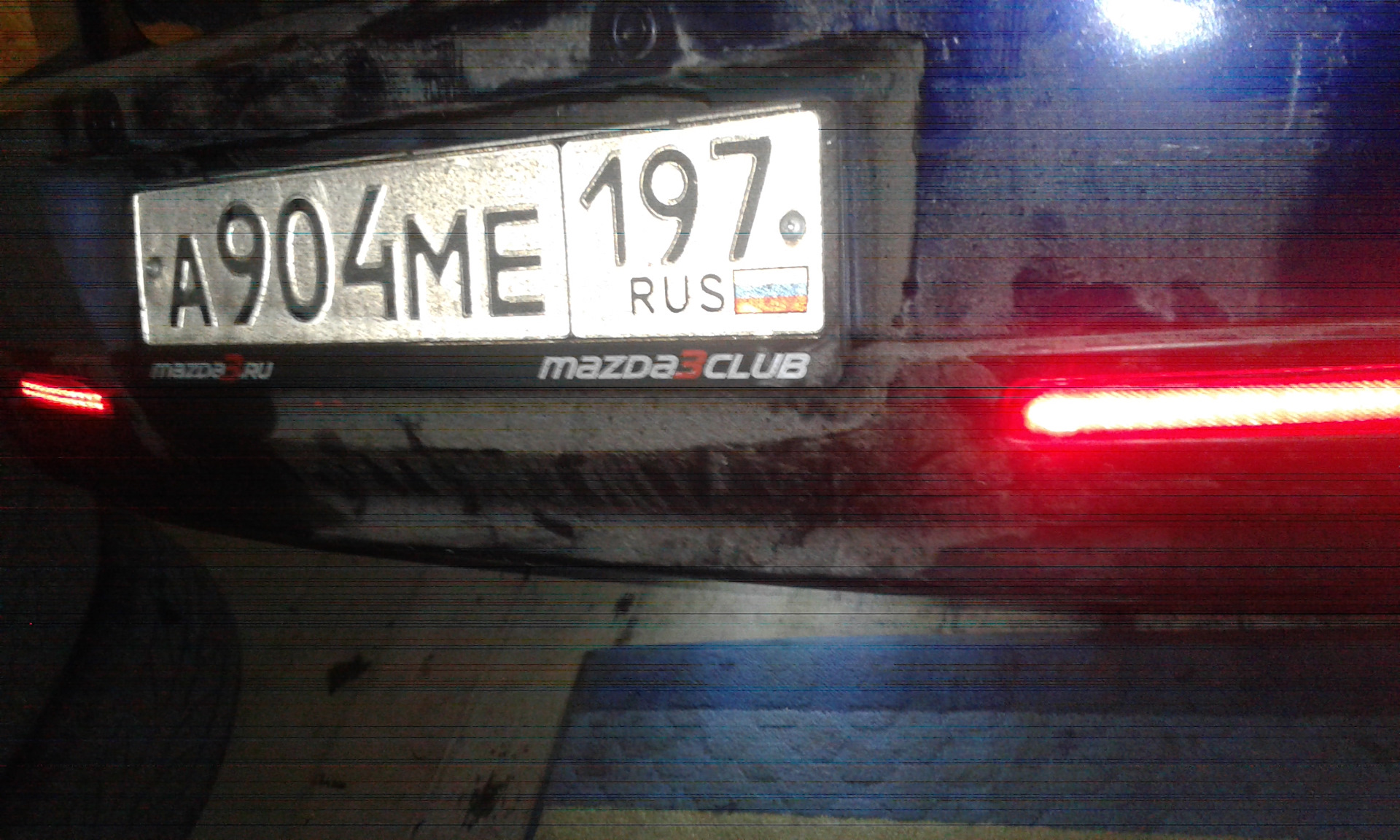 Светодиодные катафоты в задний бампер — Mazda 3 (1G) BK, 2 л, 2005 года ...