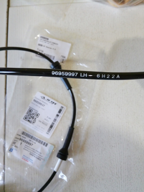 96959997 Датчик скорости (АБС) вращения переднего левого колеса ...