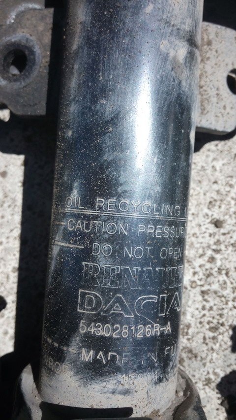 543028126R Амортизатор пер RENAULT | Запчасти на DRIVE2