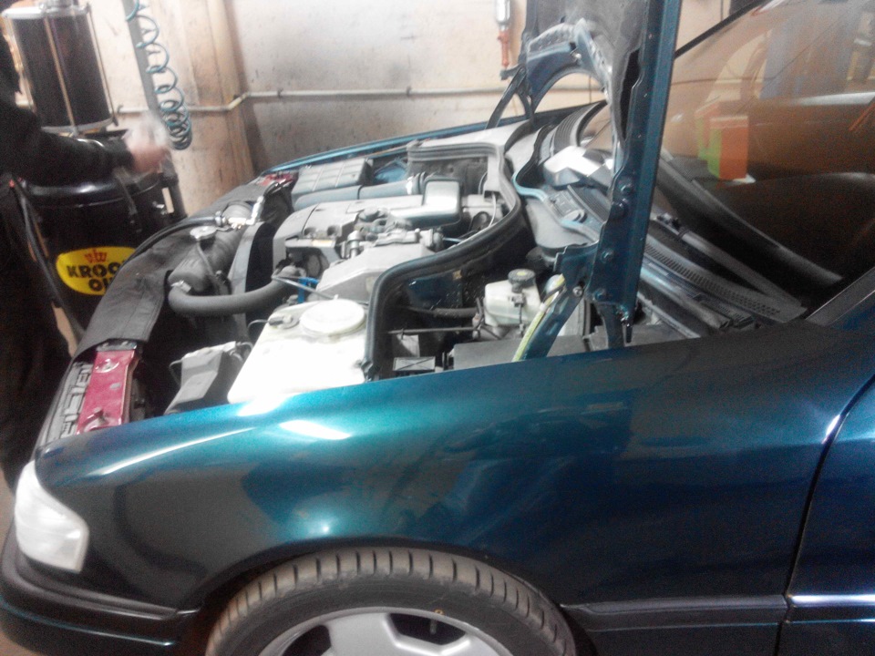 Плановое ТО пробег 515115 — Mercedes-Benz C-Class (W202), 1,8 л, 1995 ...