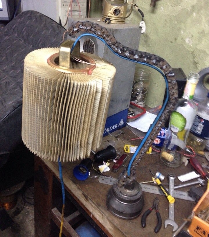 Создаем настольную лампочку из металлолома — DRIVE2