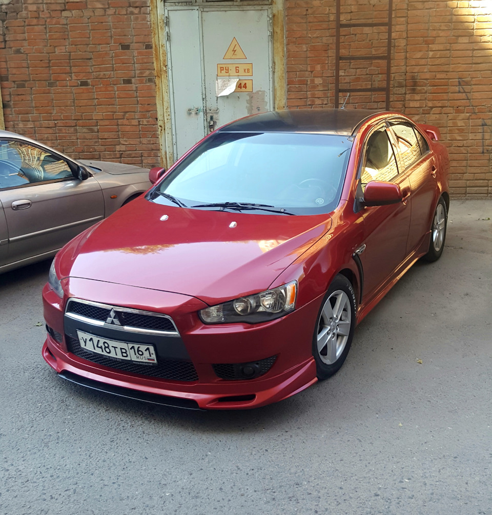Обвес zodiak — Mitsubishi Lancer X, 2 л, 2007 года | тюнинг | DRIVE2