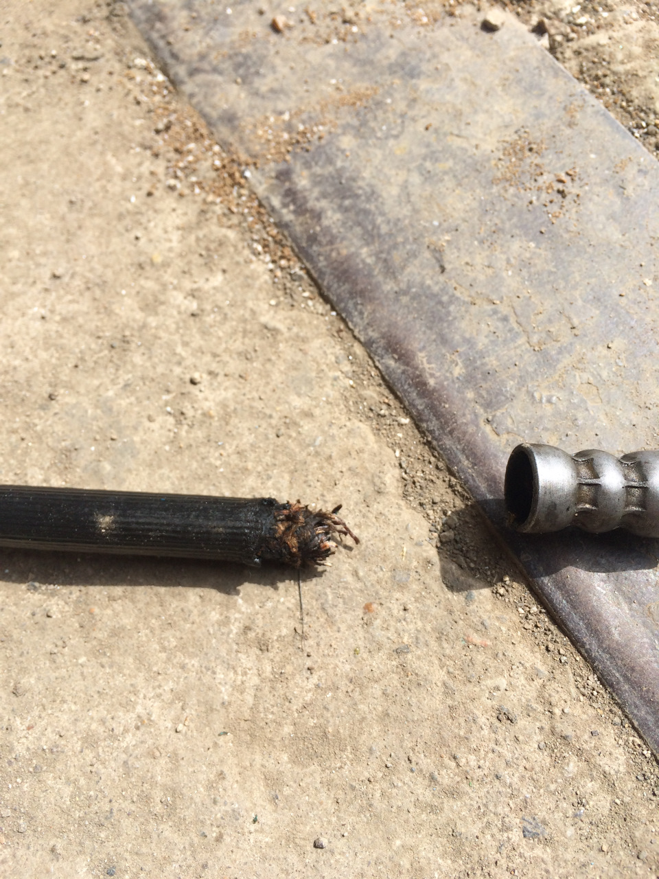 Трубопровод тормозного привода Зд (часть 2) — BMW 5 series (E60), 3 л ...