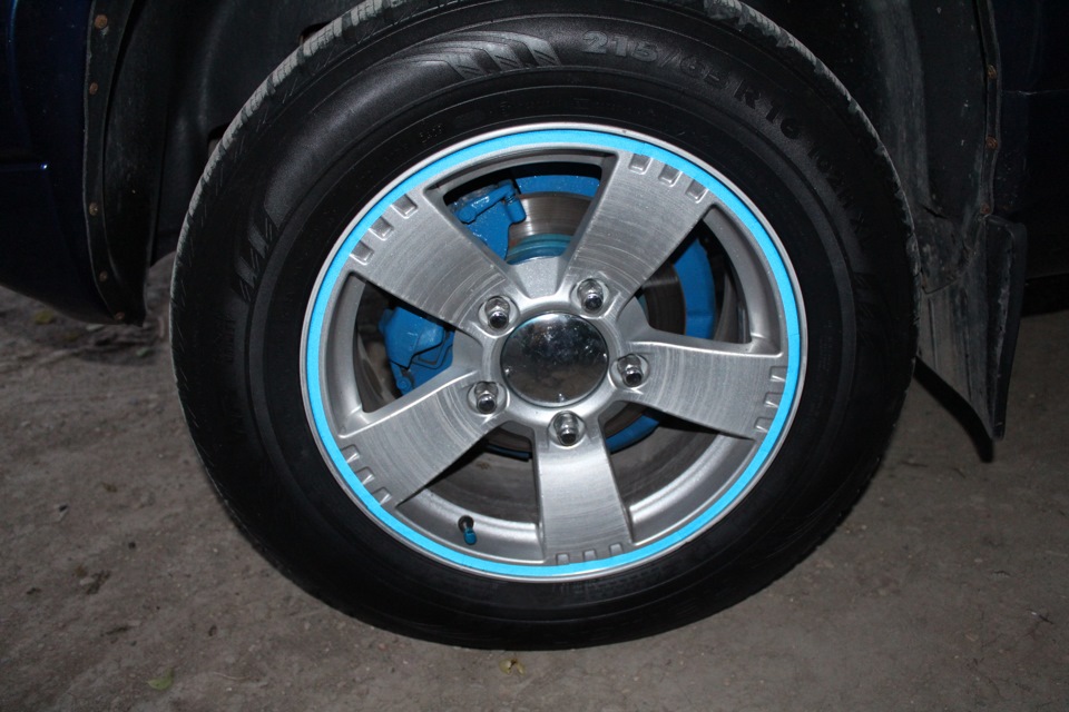 Светоотражающий кант — Chevrolet Niva (1G), 1,7 л, 2007 года | колёсные ...