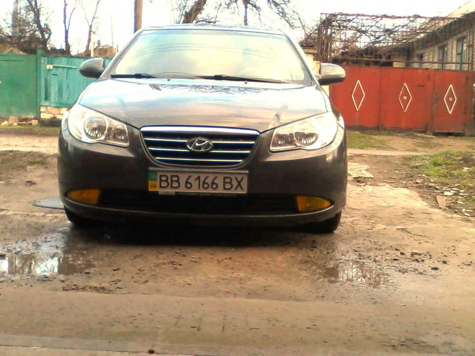Желтые туманки вестники разлуки — Hyundai Elantra (4G), 1,6 л, 2008 ...