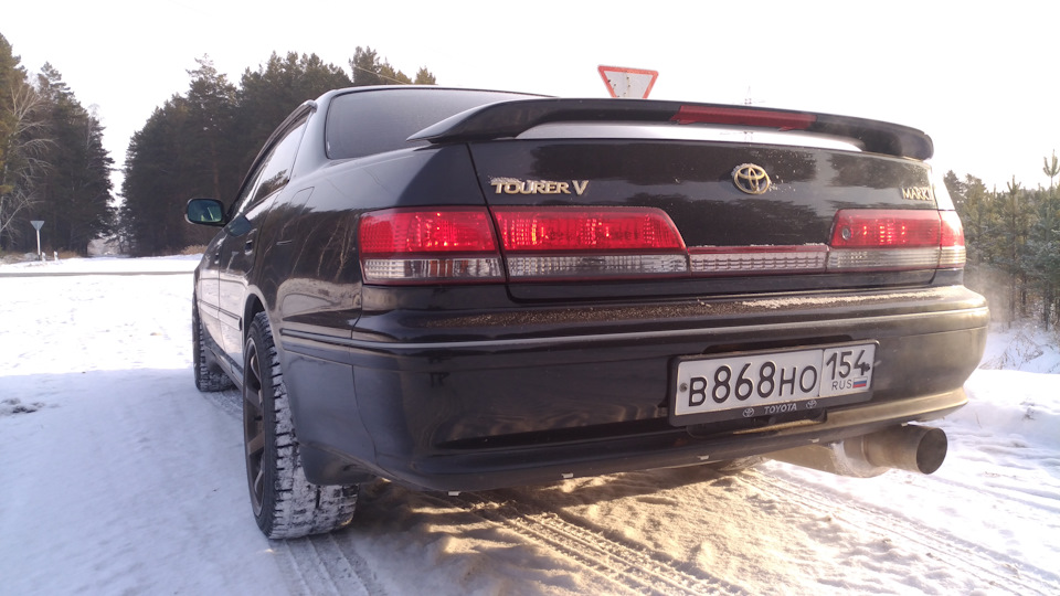 Зимняя резина и расход по трассе — Toyota Mark II (100), 2,5 л, 1999 года | шины | DRIVE2