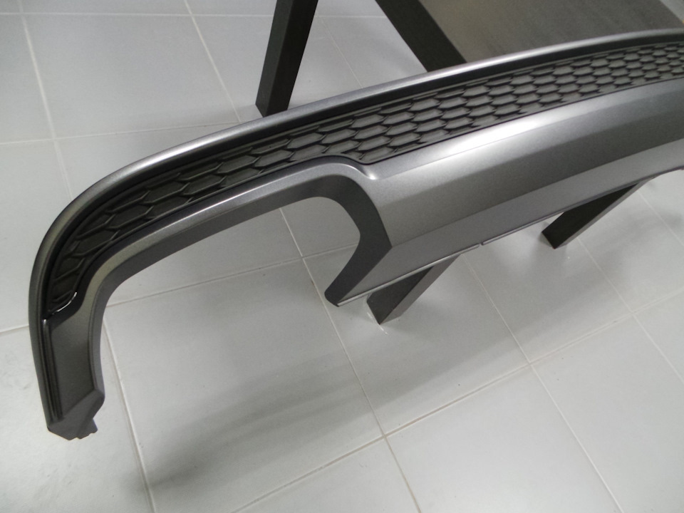 Новый S-line диффузор заднего бампера для AUDI A6C7 AVANT (рестайлинг ...