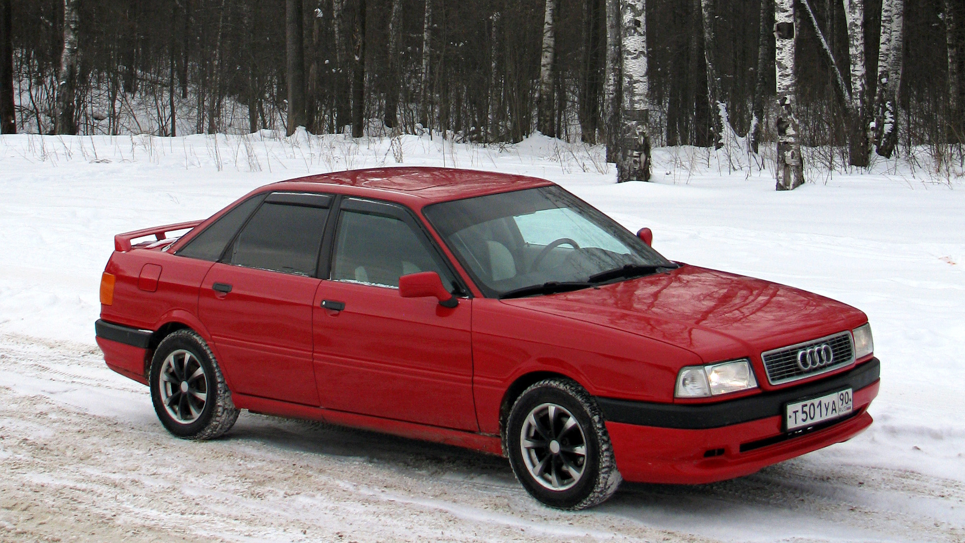 Audi 80 (B3) 1.8 бензиновый 1987 | TORNADO RED на DRIVE2