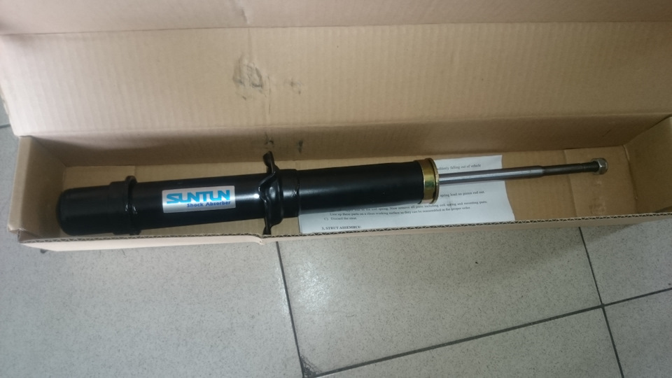 Замена оригинальных амортизаторов на амортизаторы фирмы Suntun — Honda ...
