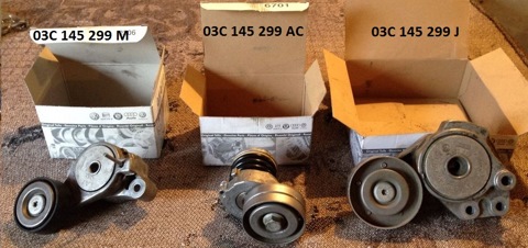 03C145299AC Ролик натяжной/обводной VAG | Запчасти на DRIVE2