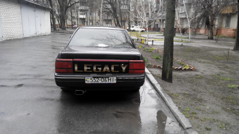 красноглазая — Subaru Legacy (BC/BJ/BF), 1,8 л, 1992 года | стайлинг ...
