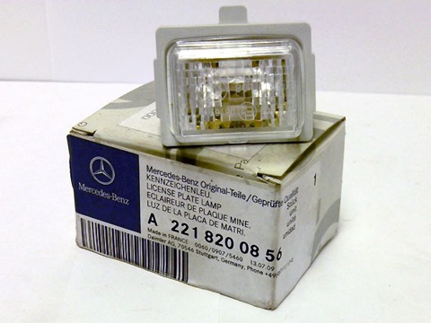 A2218200856 Фонарь подсветки знака номерного MERCEDES | Запчасти на DRIVE2