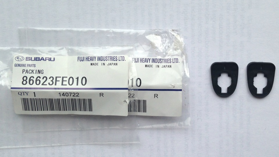 Веерные форсунки стеклоомывателя. — Subaru Impreza (GD/GG), 1,5 л, 2001 ...