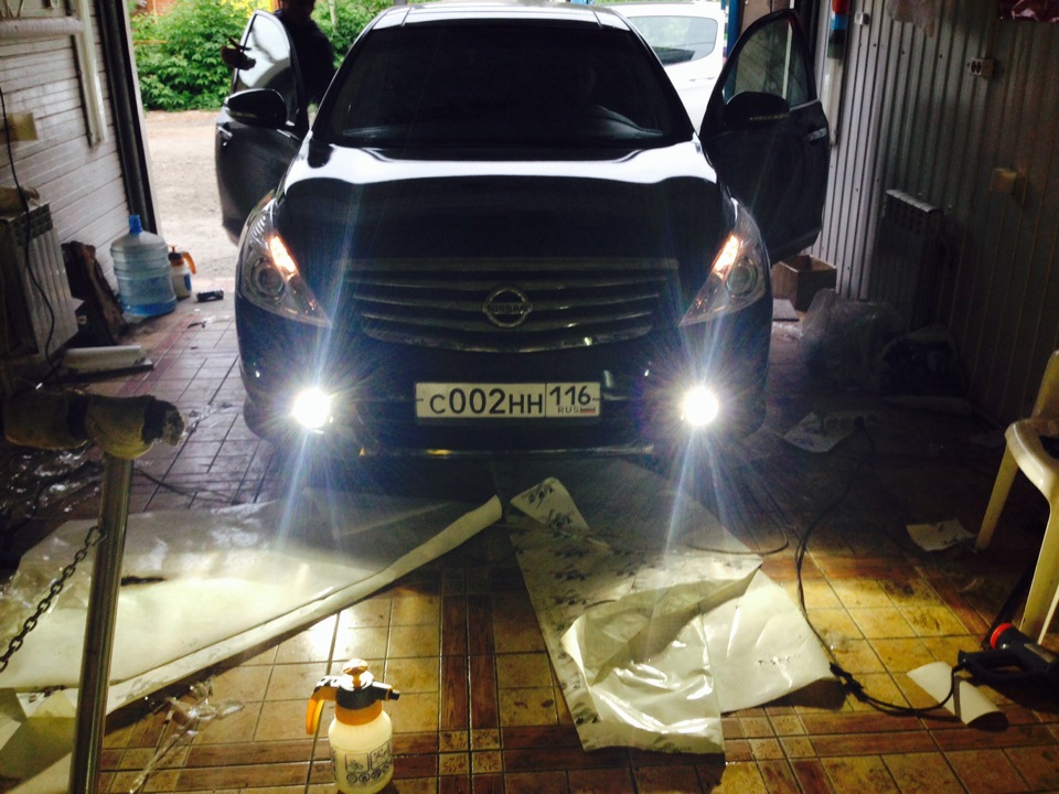 Оклейка броней — Nissan Teana (J32), 2,5 л, 2013 года | стайлинг | DRIVE2