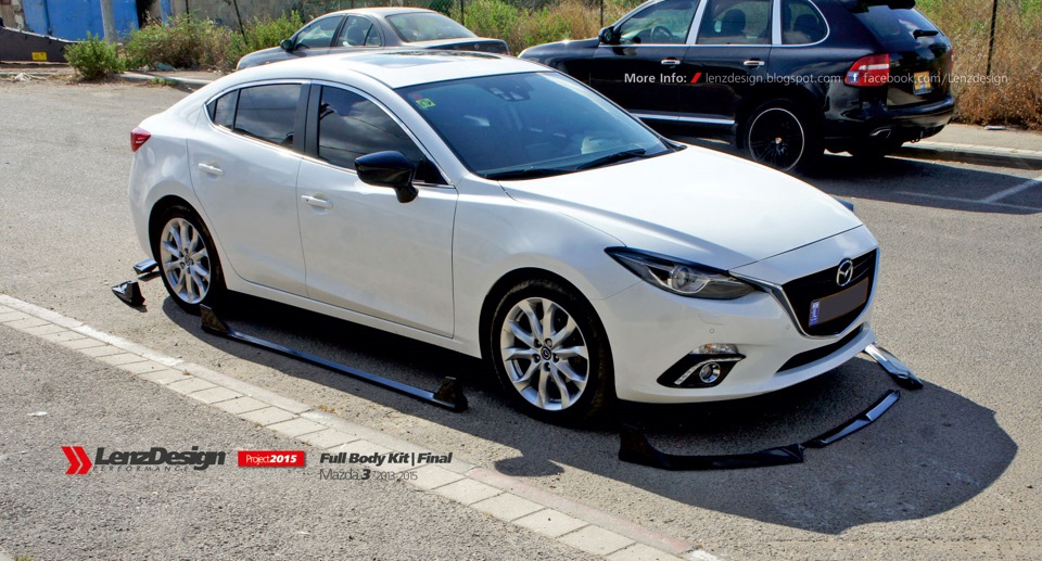 Mazda 3 — 2014 Tuning. Lenzdesign Body Kit — Lenzdesign Performance на ...