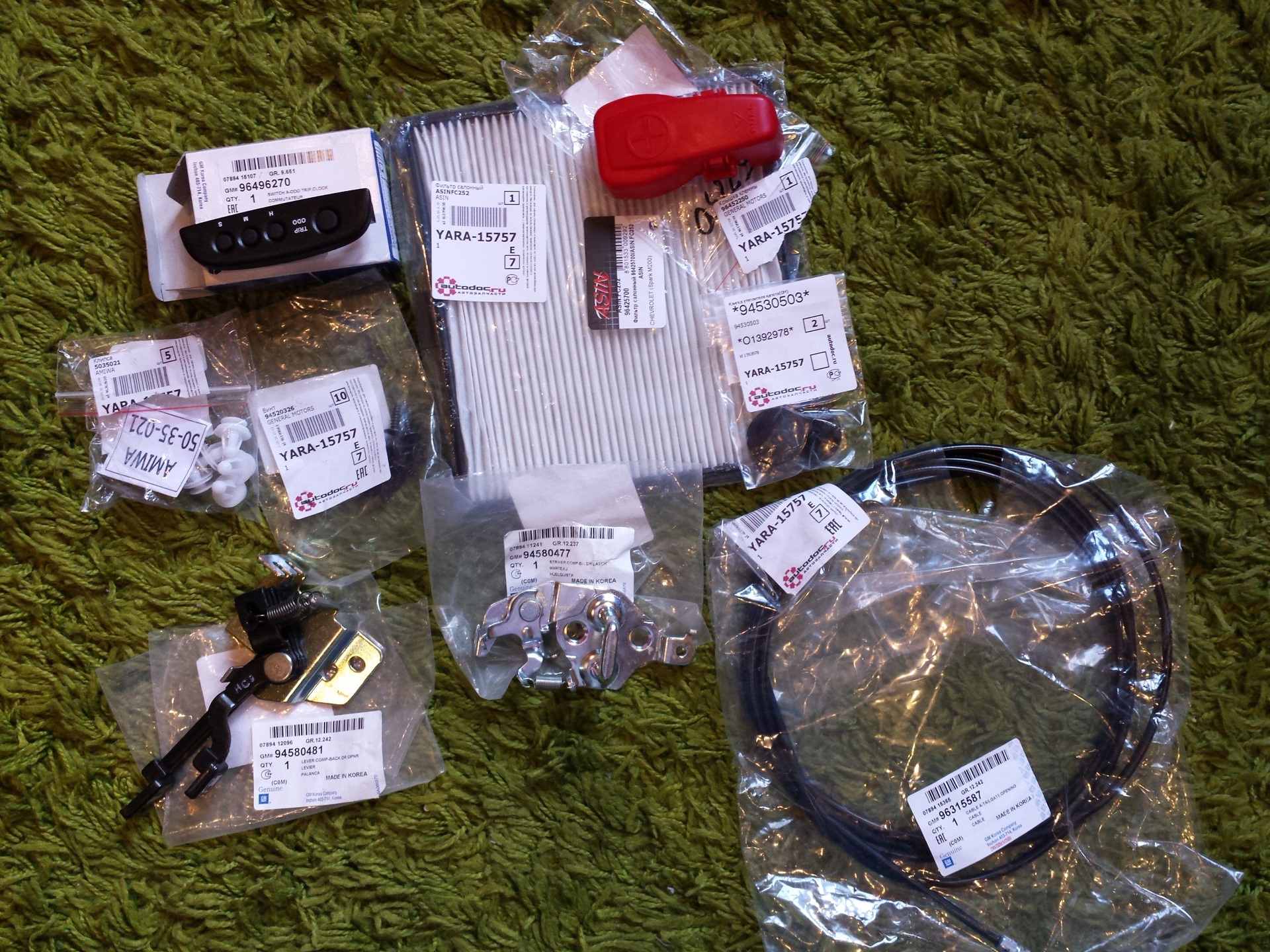 Затарился запчастями 2 — Chevrolet Spark (M200/M250), 0,8 л, 2008 года ...