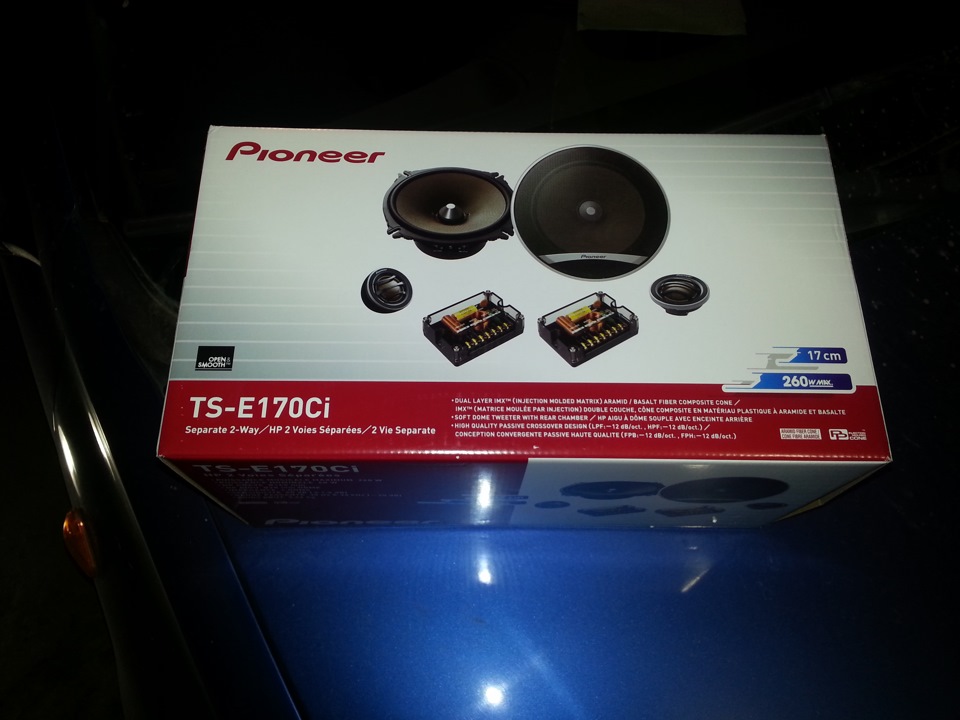 pioneer ts-e170ci на смену паукам — Lada Калина седан, 1,6 л, 2006 года | автозвук | DRIVE2