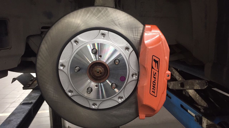 Тормоза от GS450H f-sport — Lexus GS (L10), 3,5 л, 2015 года | тюнинг ...